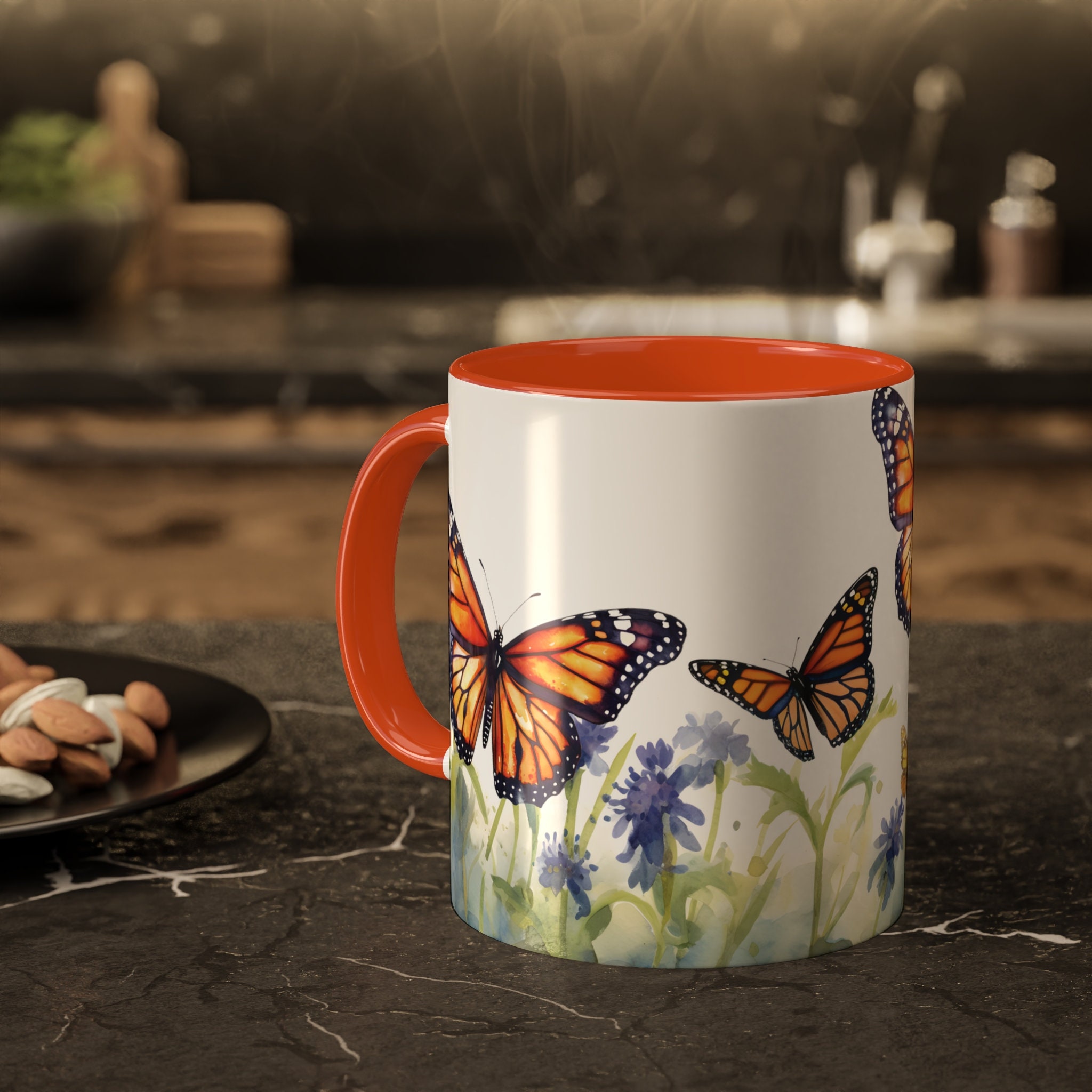 Monarch Butterfly Mug, 11oz Butterfly Mug Monarch Butterfly Lover Gift ...