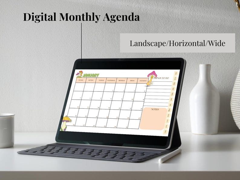 2025 Digital Monthly Calendar (PDF With Hyperlinks). Compatible With ...