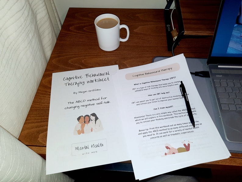 Cognitive Behavioural Therapy ABCD Method Worksheet - Etsy