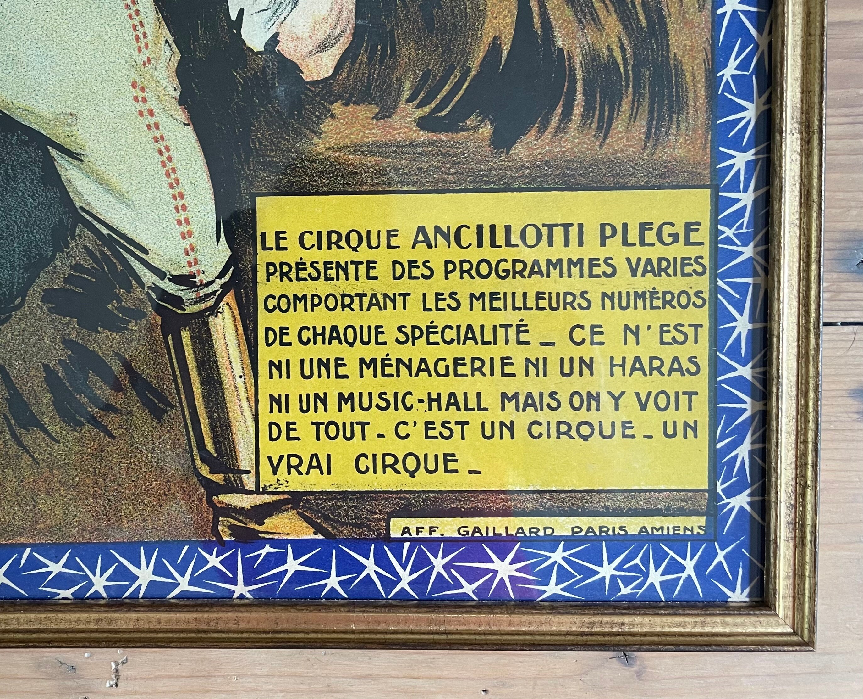 Antique Advertising Poster - Original Circus Promotion 1910s - Etsy