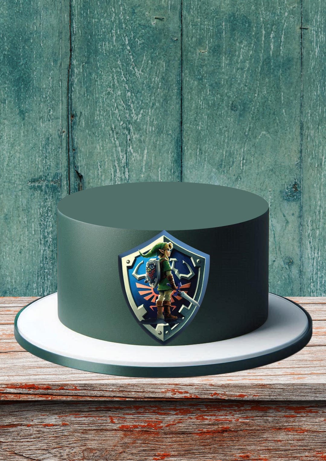 Zelda Birthday Cake Topper: Link Party Decoration (digital Download) - Etsy