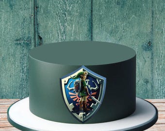 Zelda Birthday Cake Topper: Link Party Decoration (digital Download) - Etsy