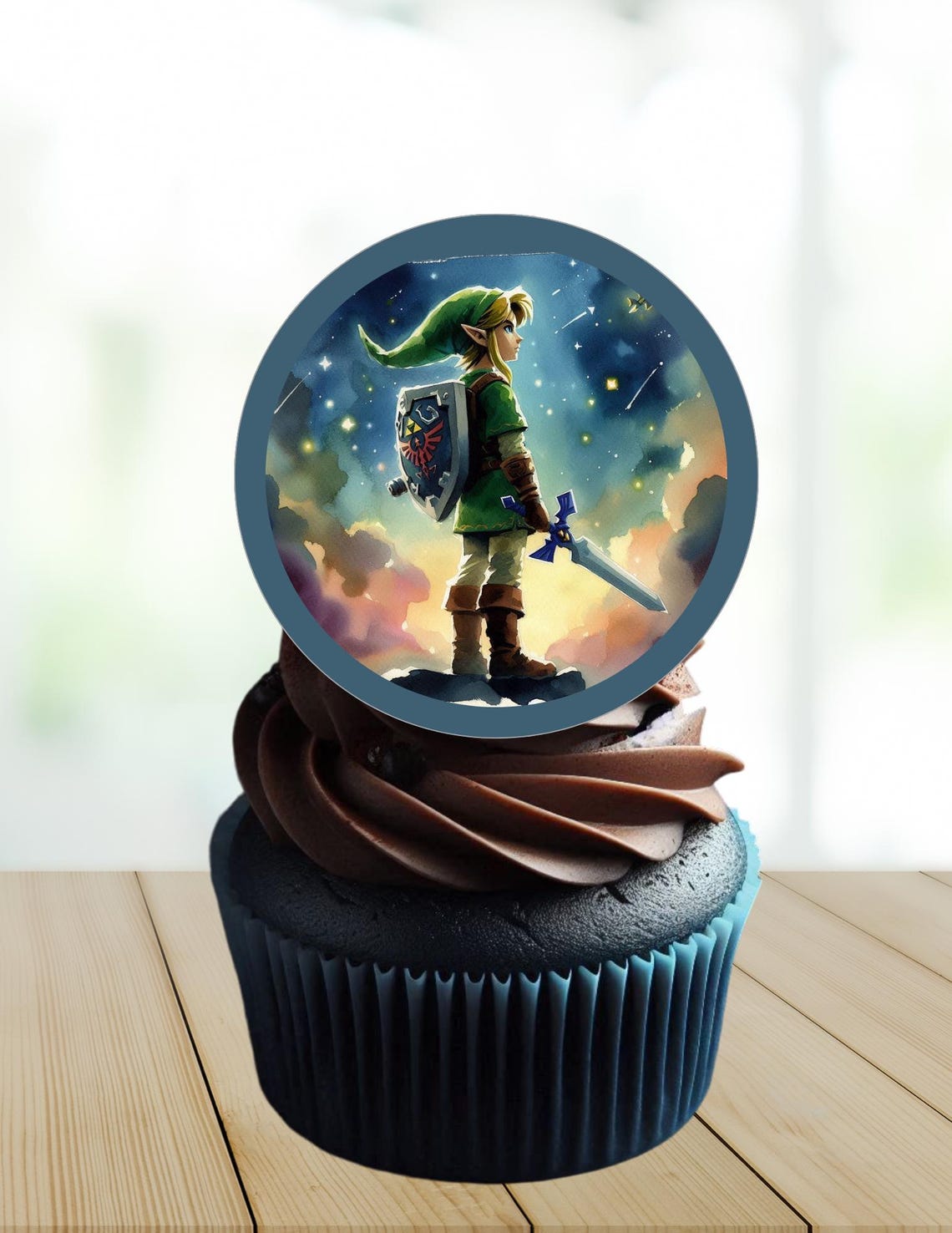 The Legend of Zelda Birthday Party Cupcakes Toppers, Link Party ...