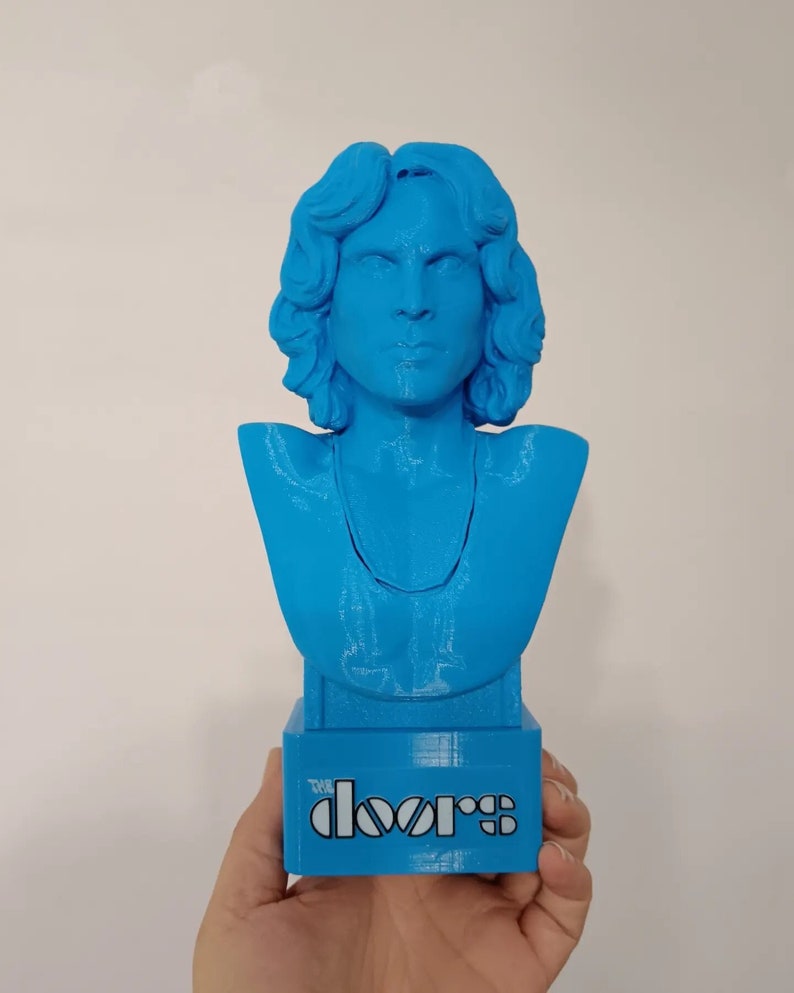 Jim Morrison Bust Sculpture - the Doors Rock Music Icon Collectible ...