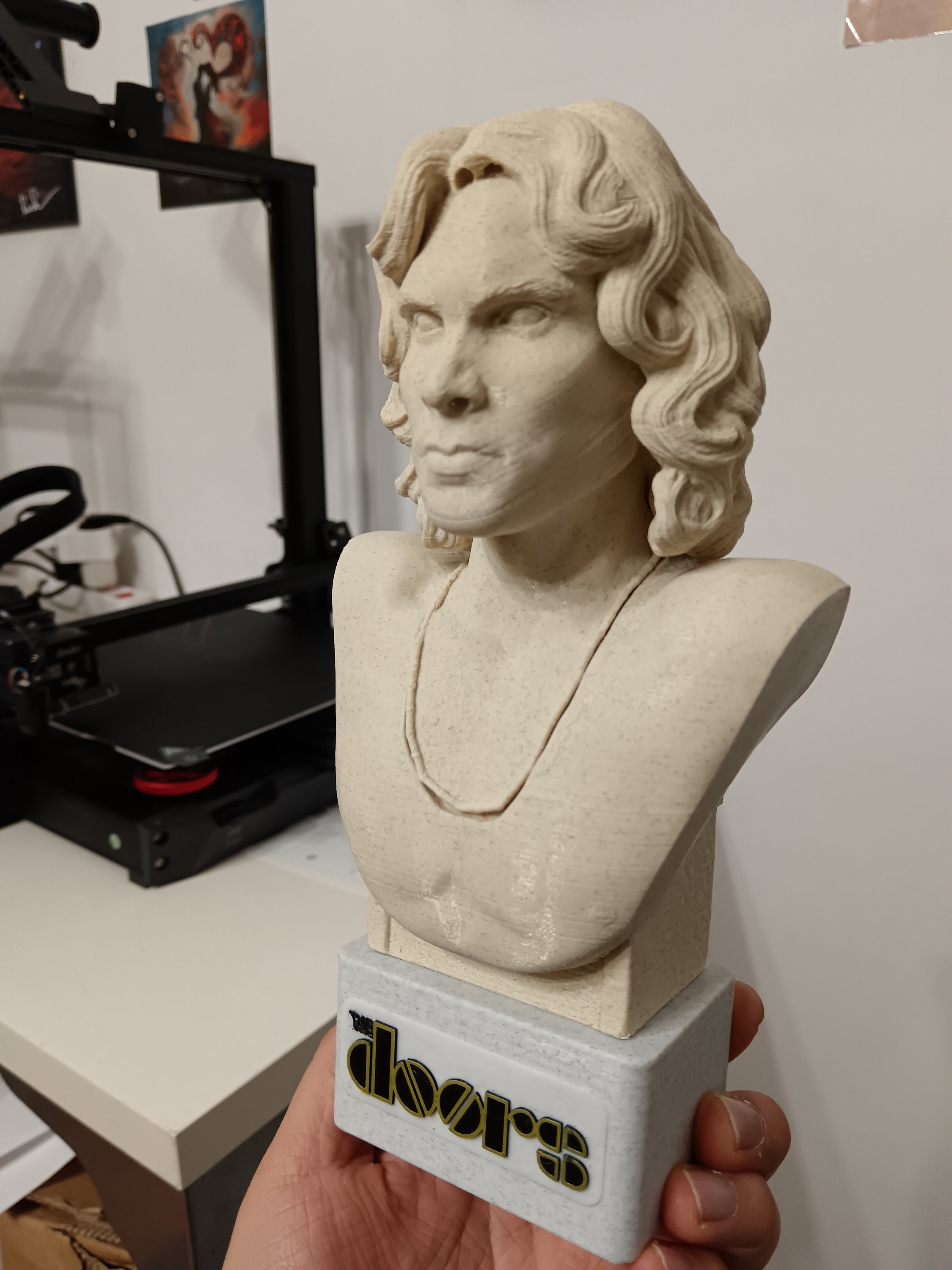 Jim Morrison Bust Sculpture - the Doors Rock Music Icon Collectible ...