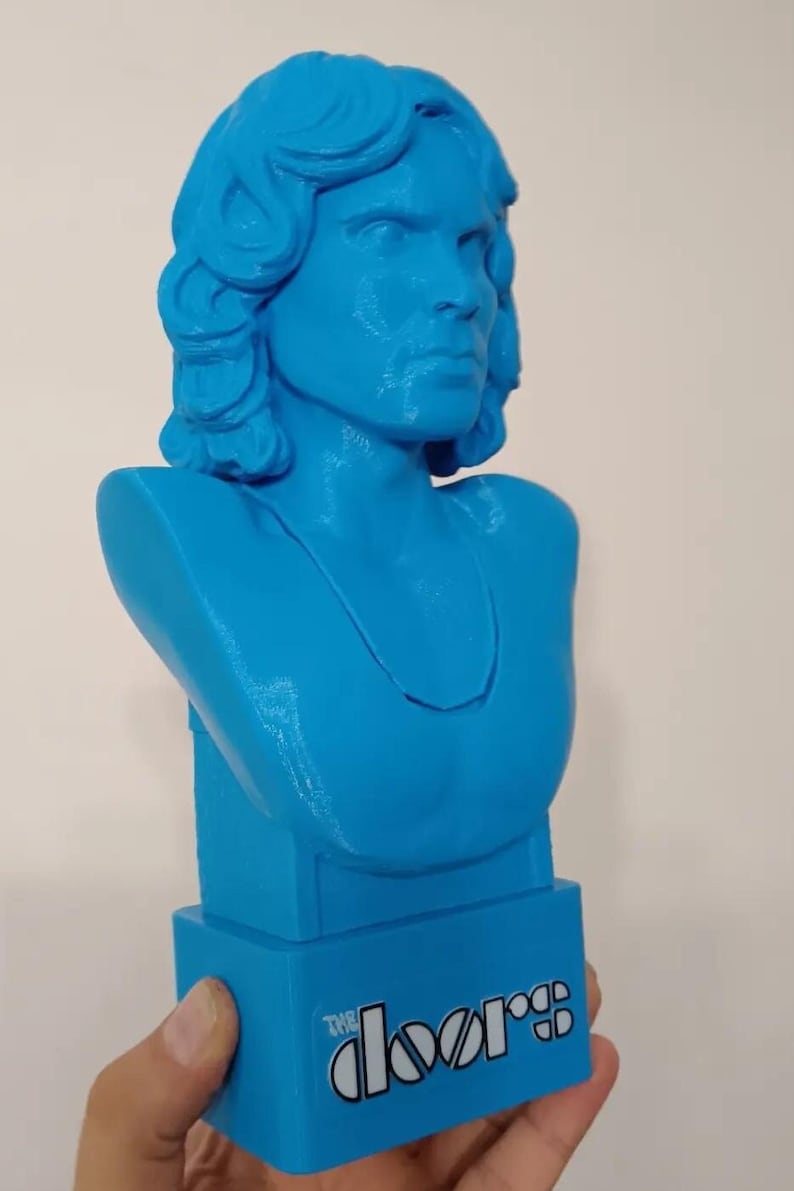 Jim Morrison Bust Sculpture - the Doors Rock Music Icon Collectible ...