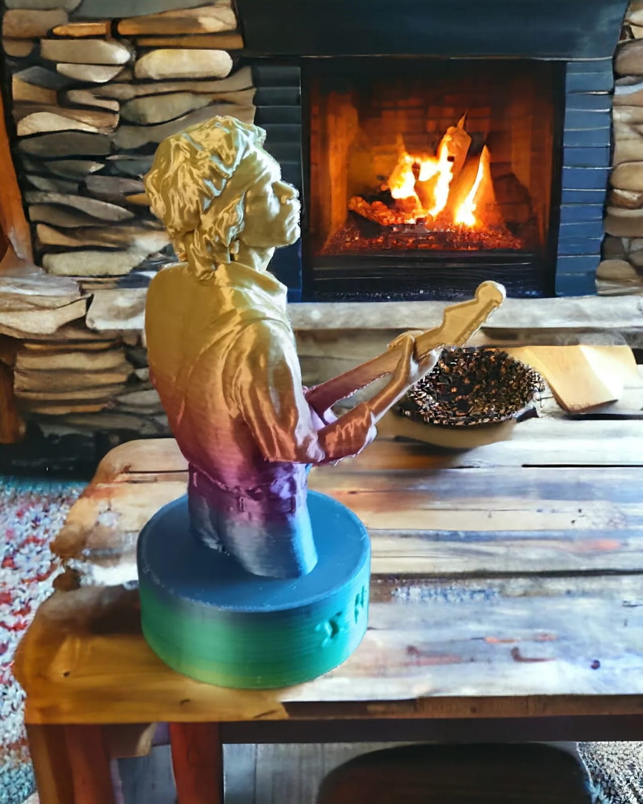 Jimi Hendrix Sculpture - Rock Legend Statue - Guitarist Collectible ...