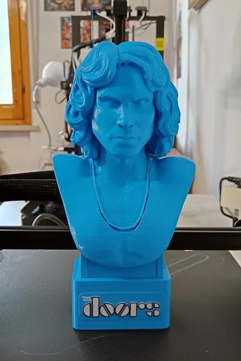 Jim Morrison Bust Sculpture - the Doors Rock Music Icon Collectible ...