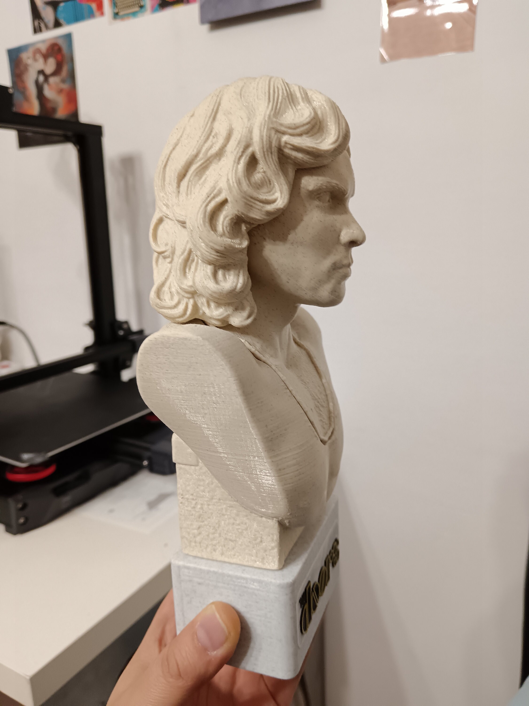 Jim Morrison Bust Sculpture - the Doors Rock Music Icon Collectible ...