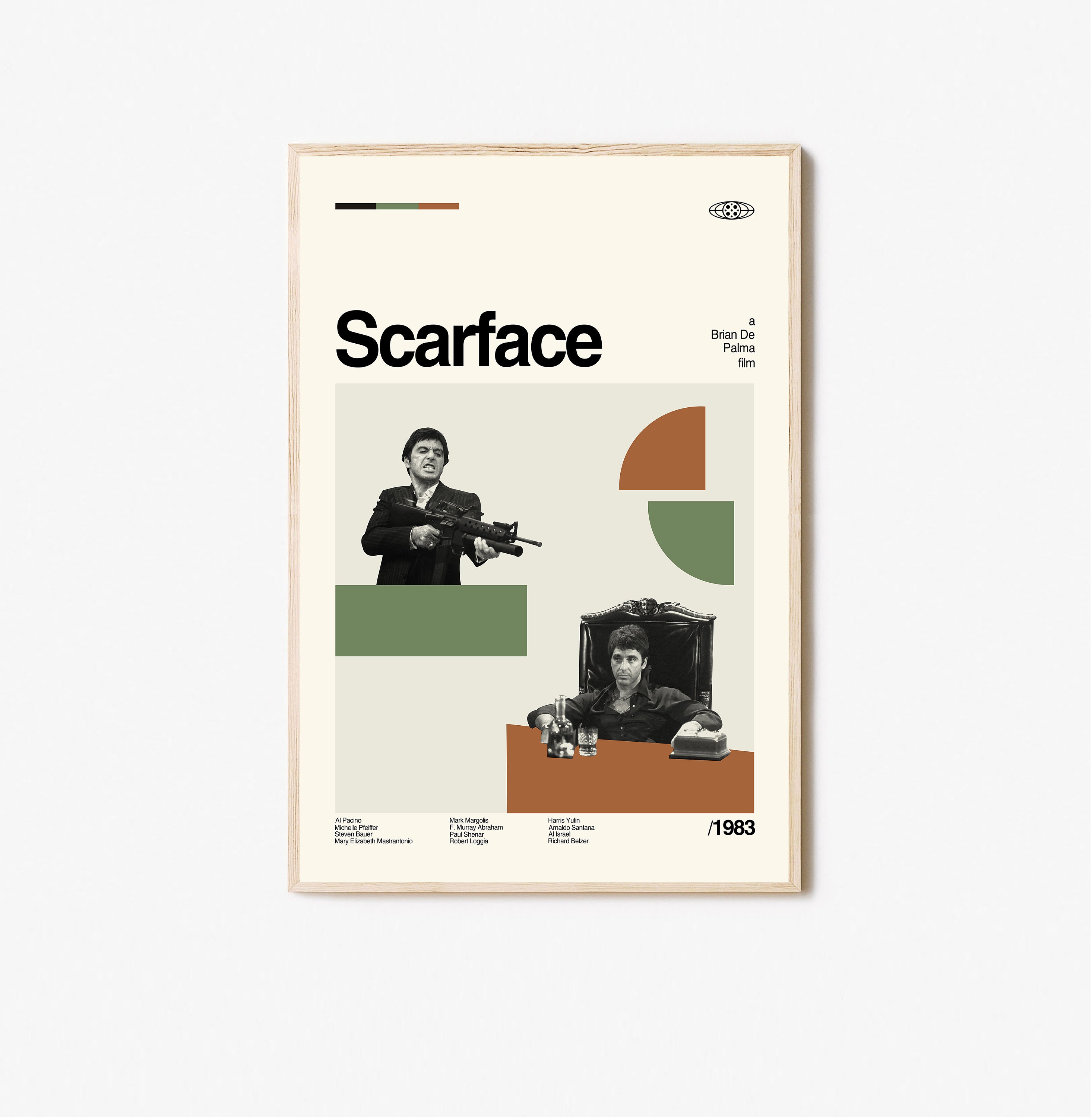 Scarface Movie Poster Scarface Print Retro Movie Poster - Etsy
