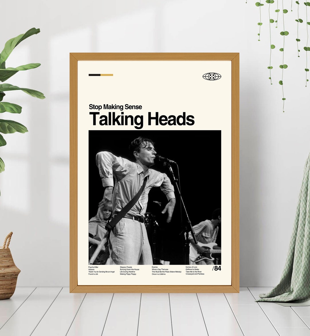 Talking Heads Poster Talking Heads Print Movie Poster - Etsy