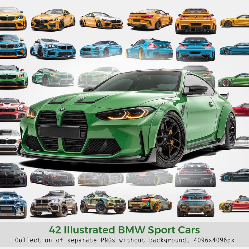 Bmw Papercraft Template - Etsy