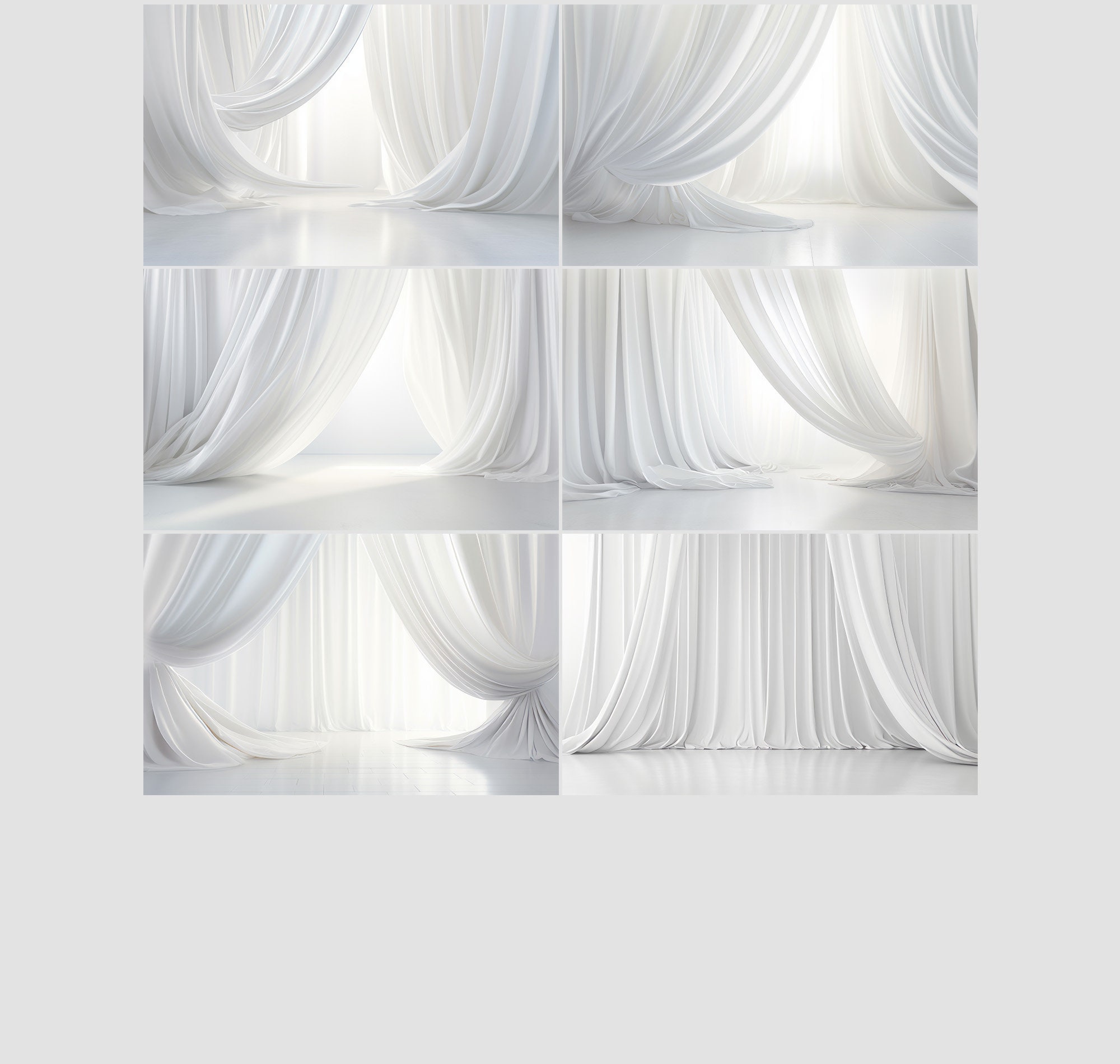Backdrop White Silk Curtain Scenes - Basic Collection, 8K, Photography ...