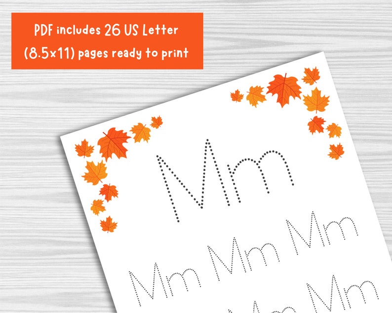 Letter Tracing Worksheet, Letter Tracing Practice, Letter Tracing ...