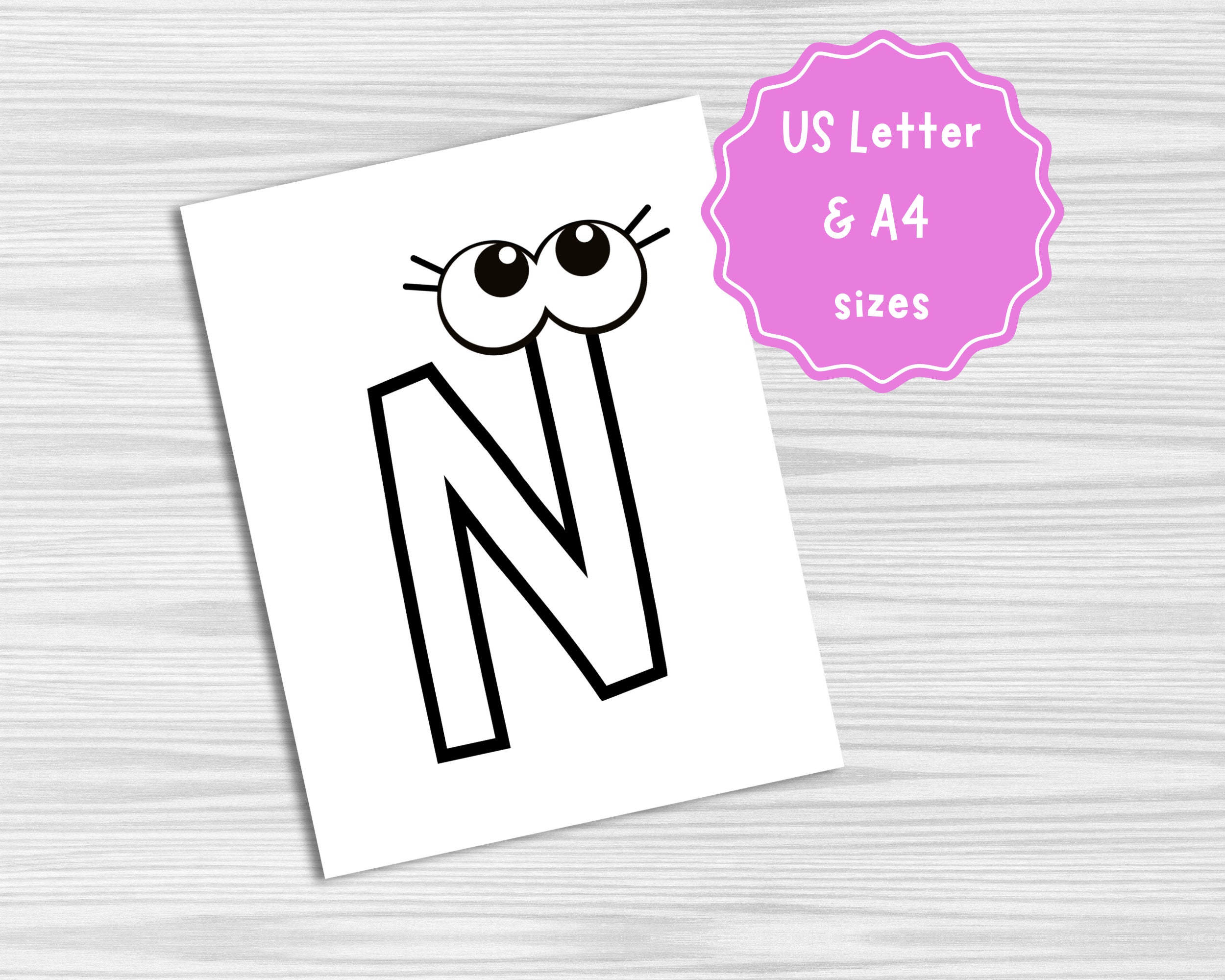 Alphabet Coloring Pages ABC Coloring Pages Preschool Coloring Pages ...