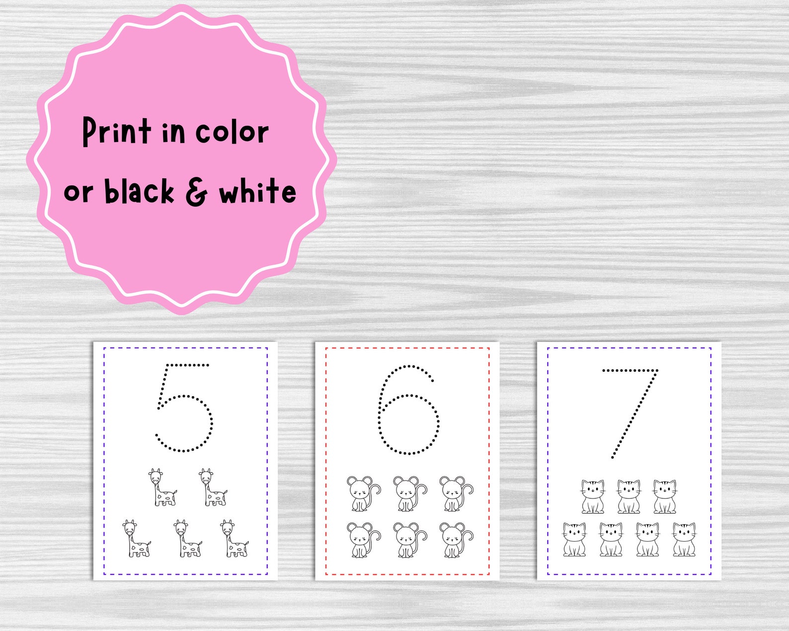 Number Tracing, Number Worksheet, Number Printable, Tracing Printable ...