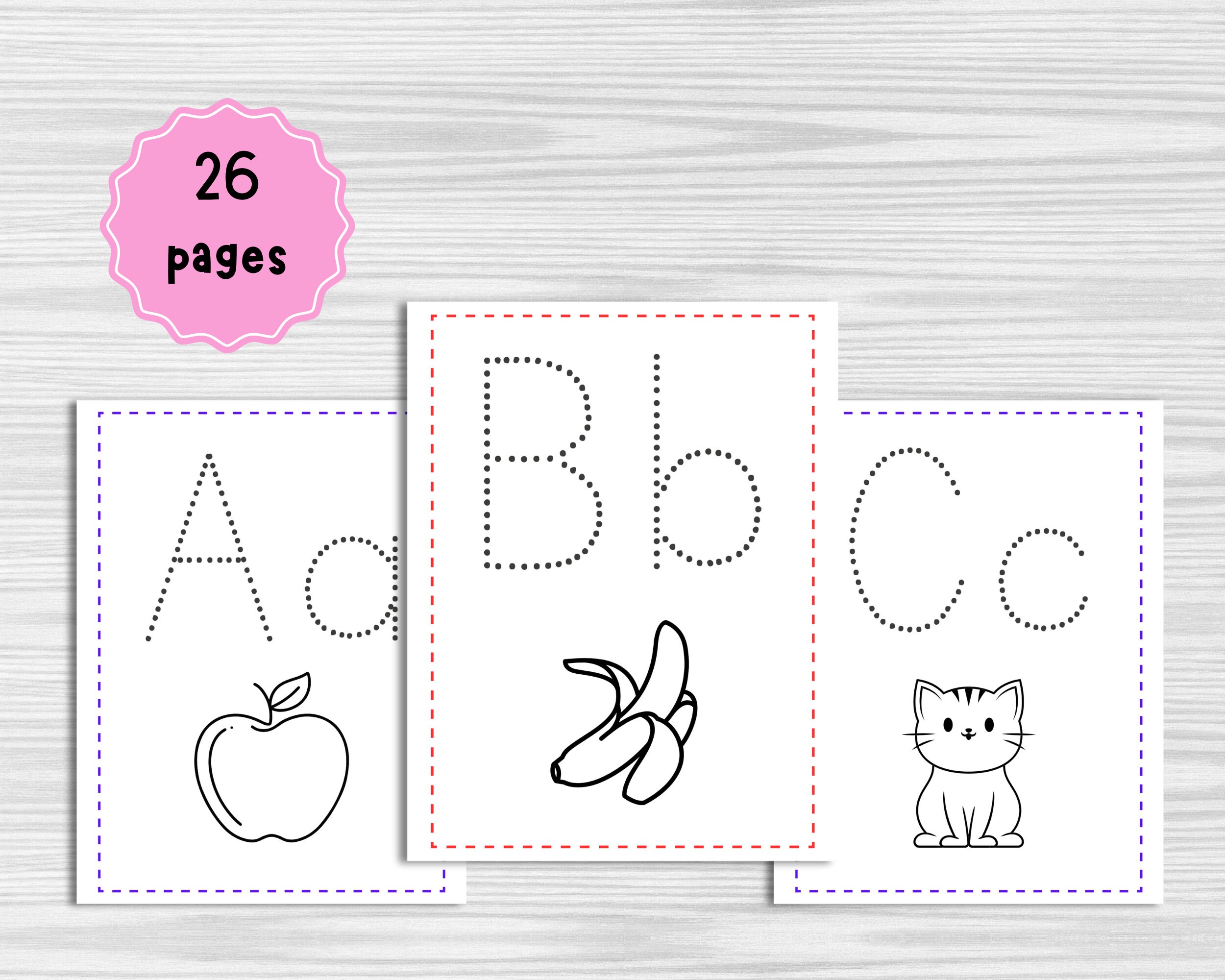 ABC Tracing, Alphabet Tracing, Tracing Printable, Alphabet Worksheets ...