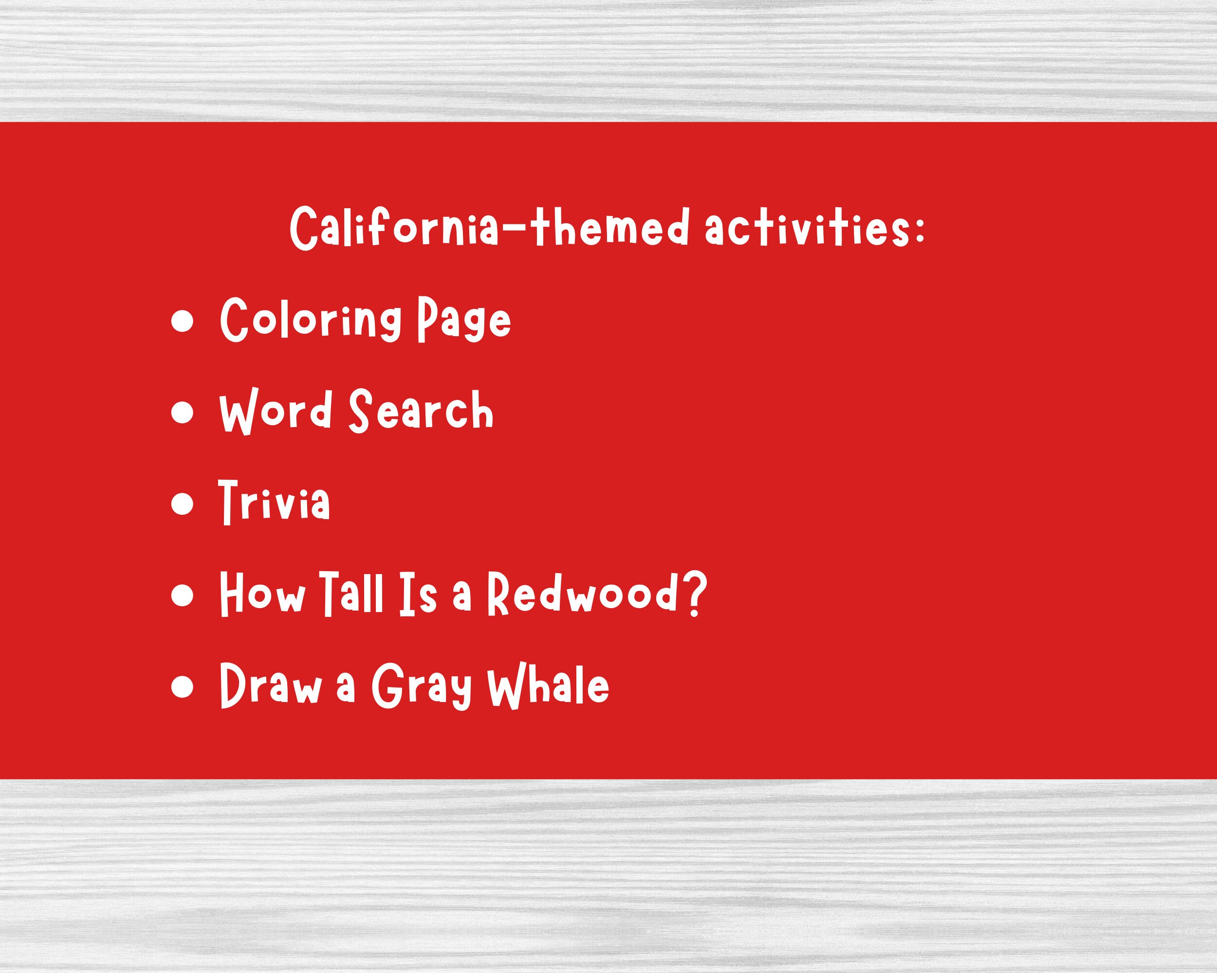 California Activity Pack: State Symbols, Trivia, and Word Search ...