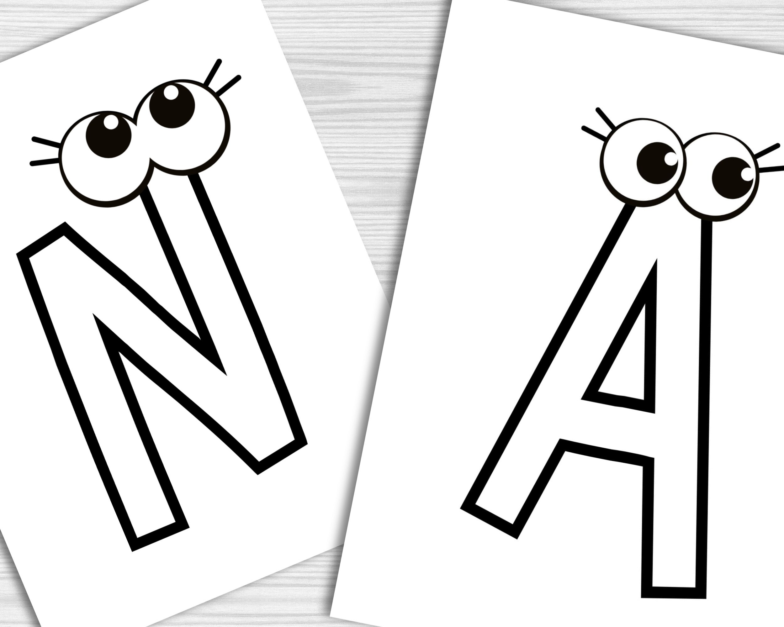 ABC Coloring Pages: 79 Printable Preschool Activities (PDF) - Etsy