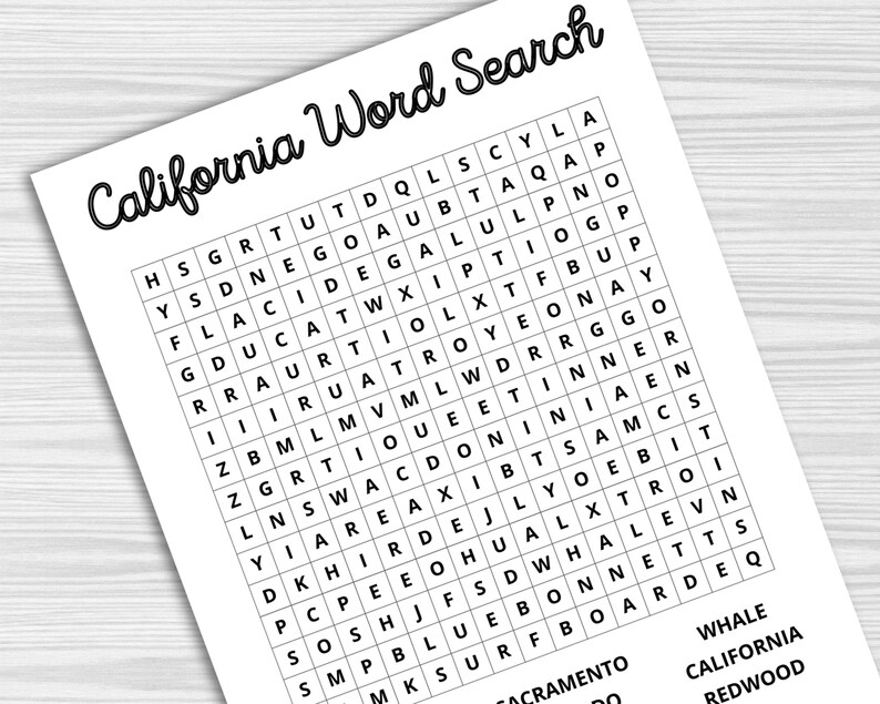California Activity Pack: State Symbols, Trivia, and Word Search ...