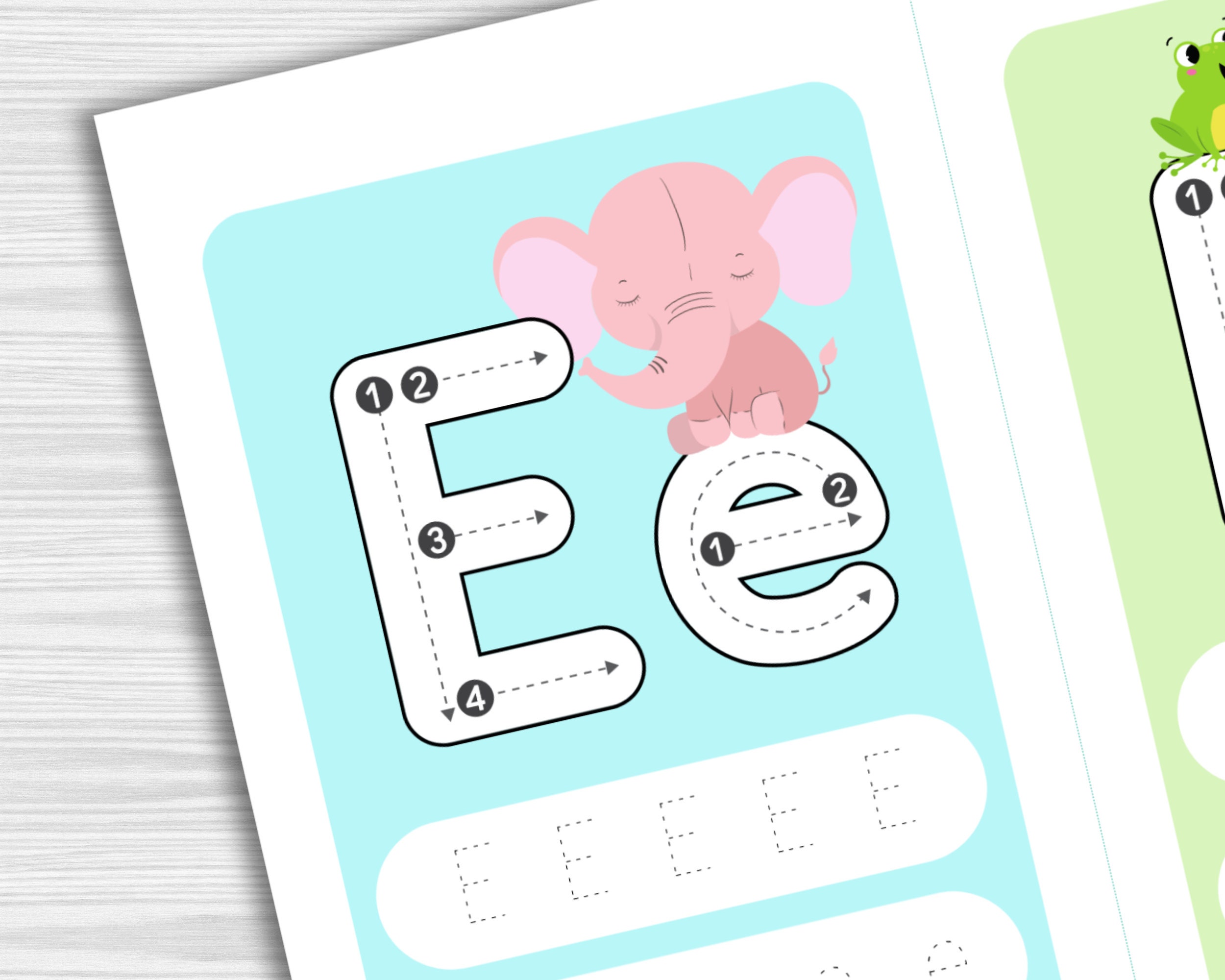 Printable Alphabet Tracing Cards, ABC Tracing, ABC Cards, Alphabet ...