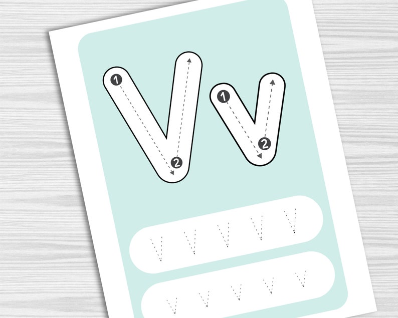 Printable ABC Tracing Cards, ABC Tracing, Handwriting Practice, Letter ...