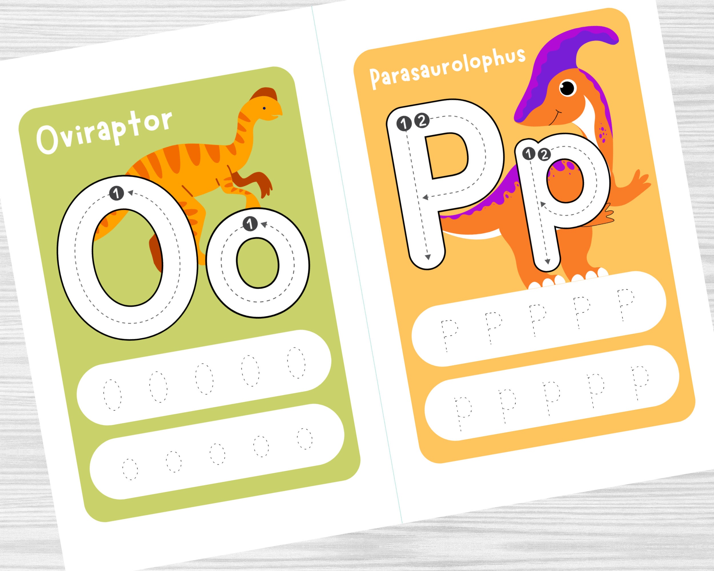 Printable Alphabet Tracing Cards, ABC Tracing, Dinosaur Activity - Etsy