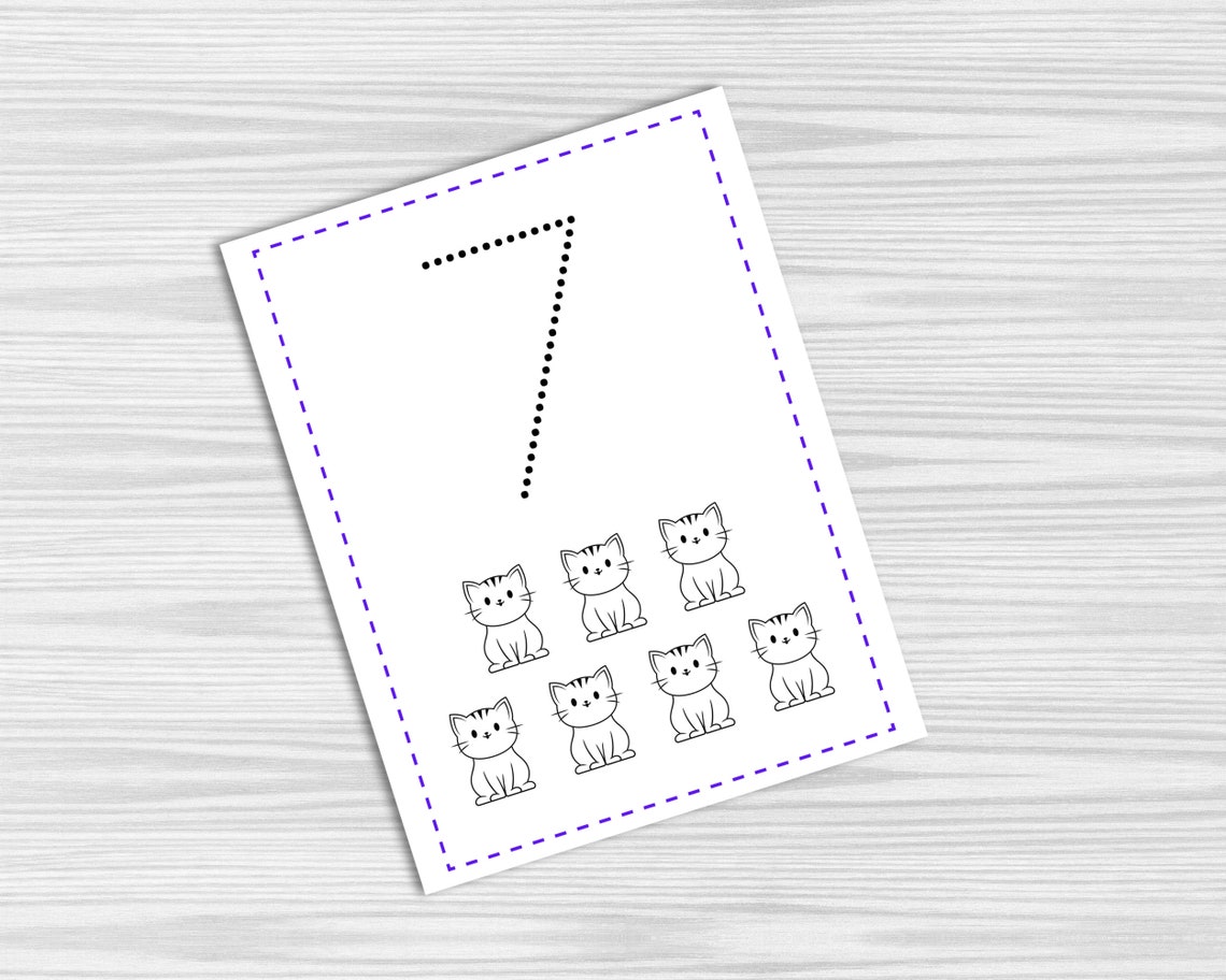 Number Tracing, Number Worksheet, Number Printable, Tracing Printable ...