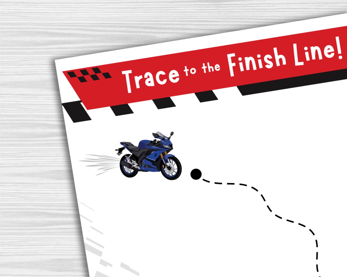 Car Tracing Worksheet: Preschool Activity (PDF Download) - Etsy