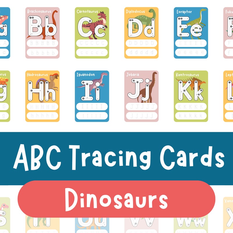 Alphabet Tracing - Etsy