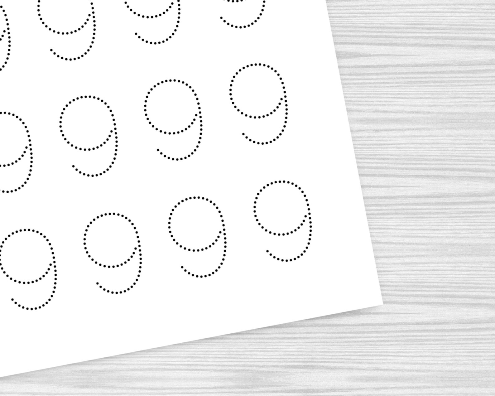 Number Tracing Worksheet Number Tracing Practice Number - Etsy