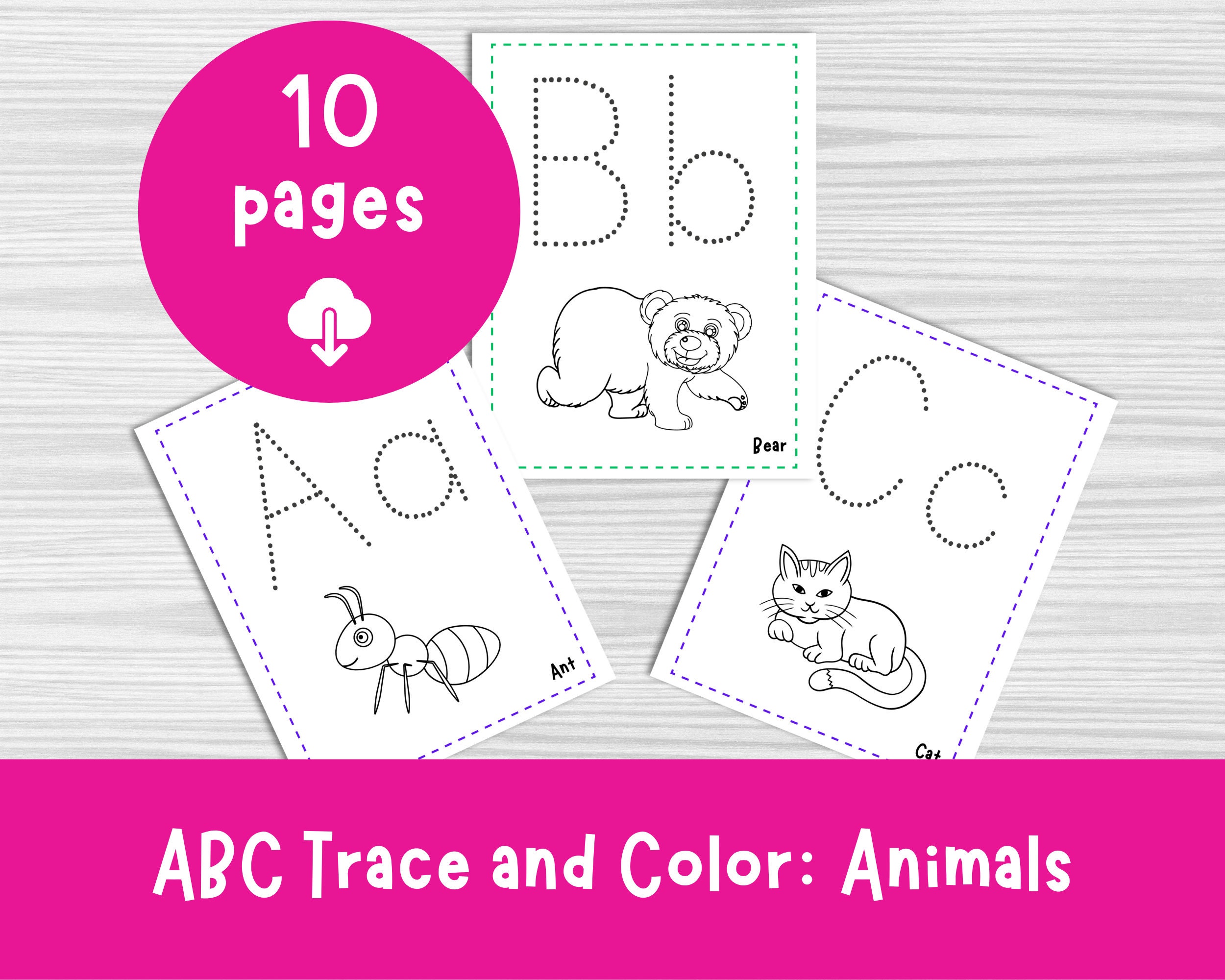 ABC Tracing, Alphabet Tracing, Tracing Printable, Handwriting Practice ...