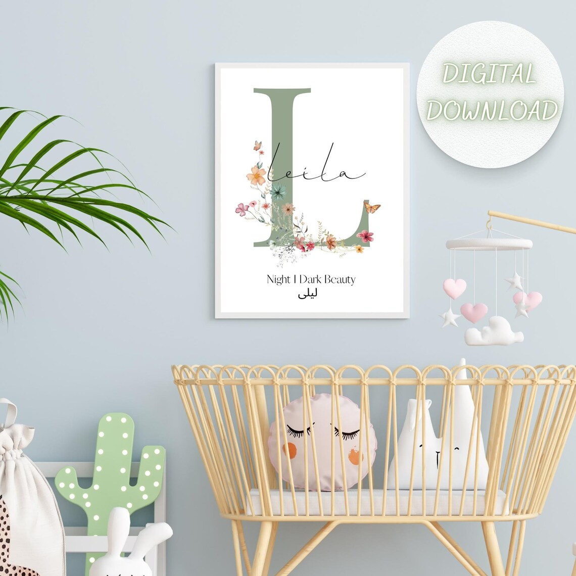 Arabic Name Meaningsprintable Name Meanings and - Etsy