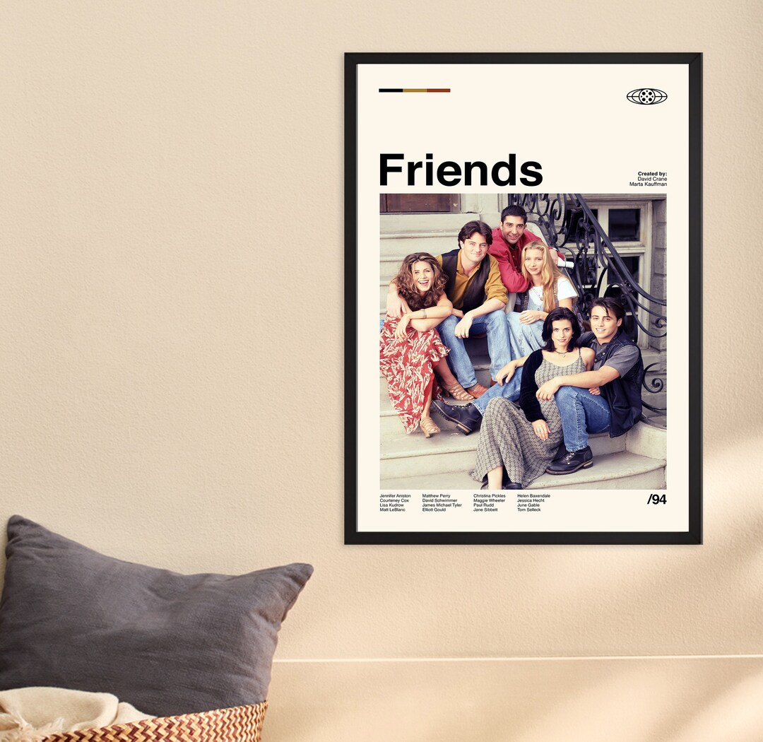 Friends Poster Friends Poster Print Movie Poster Minimalist - Etsy