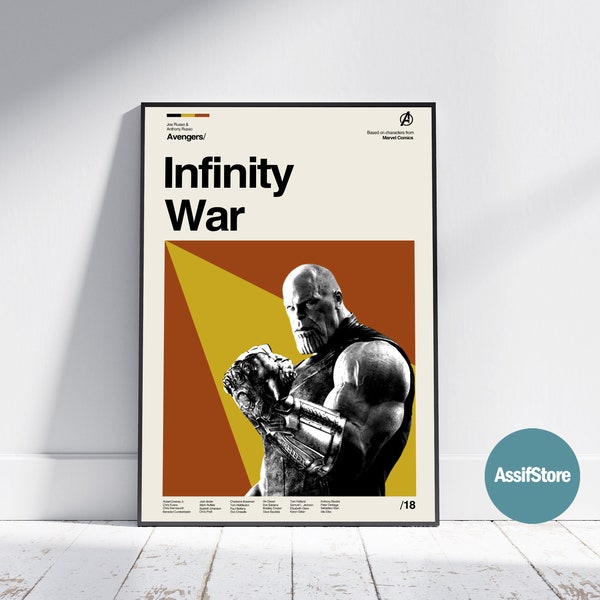 Infinity War Poster - Etsy