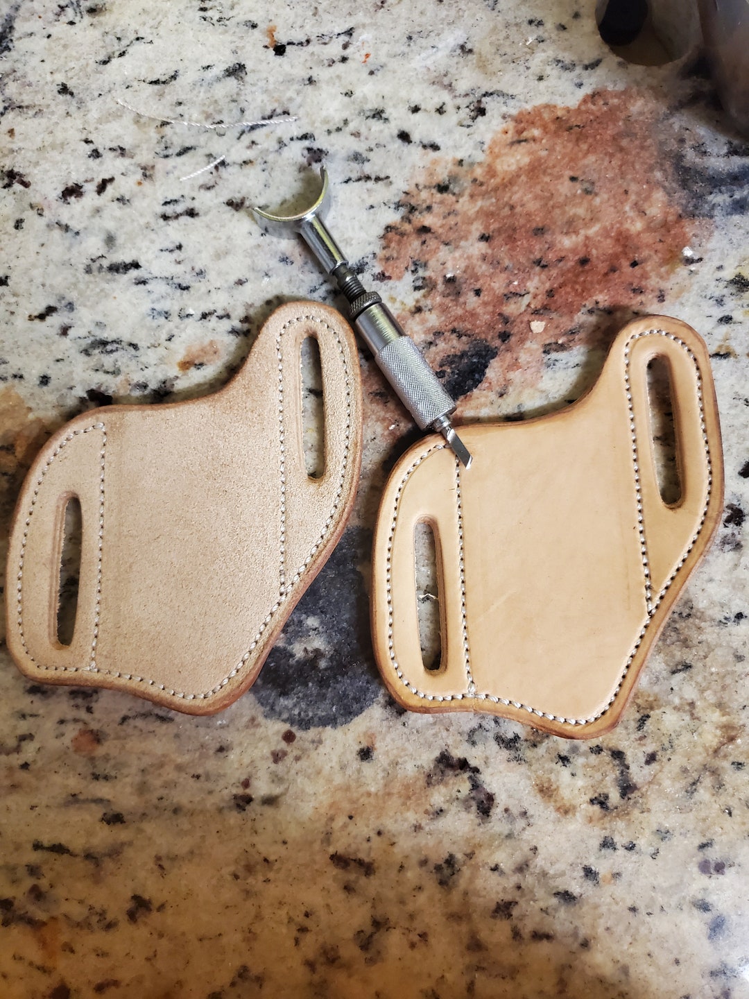 Laser Engraver Blank Leather Universal Slanted Knife Sheath Finished - Etsy