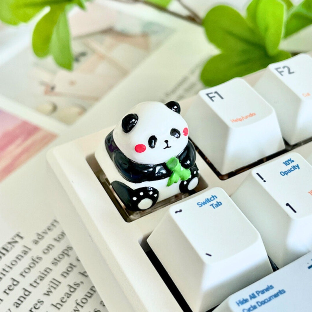 Handmade Cute Panda Keycaps OEM Keycaps Cherry Mx Mechanical - Etsy