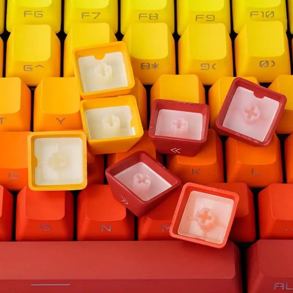 Transparent Gradient Black Oem Keycap - Etsy