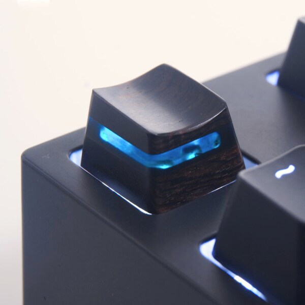 Black Wood Keycap - Etsy