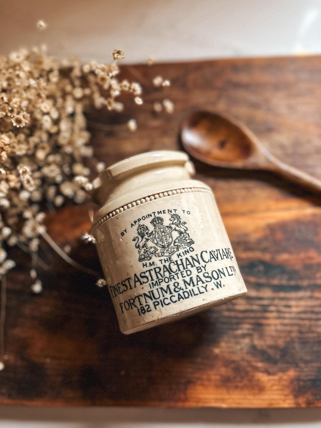 Vintage Fortnum Caviare Pot, Vintage Caviar Pot, Ironstone, Vintage ...