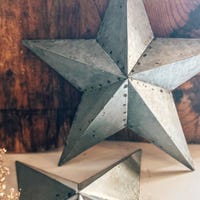 White Metal Star With Hook - Etsy