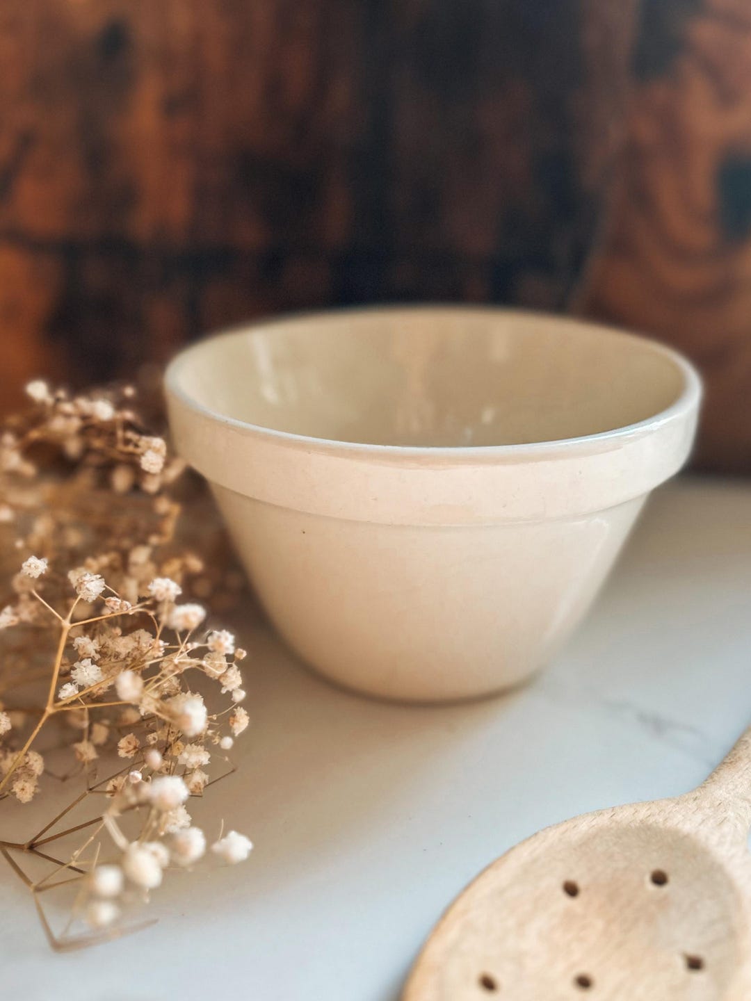 Vintage Pudding Bowl, Mixing Bowl, Vintage Bowl, Farmhouse Kitchenware ...