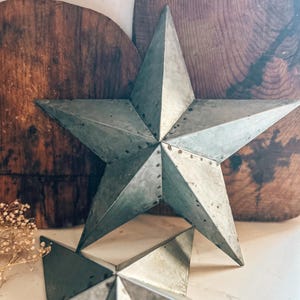 Vintage Galvanised Star, Metal Star, Vintage Star, Vintage Home ...