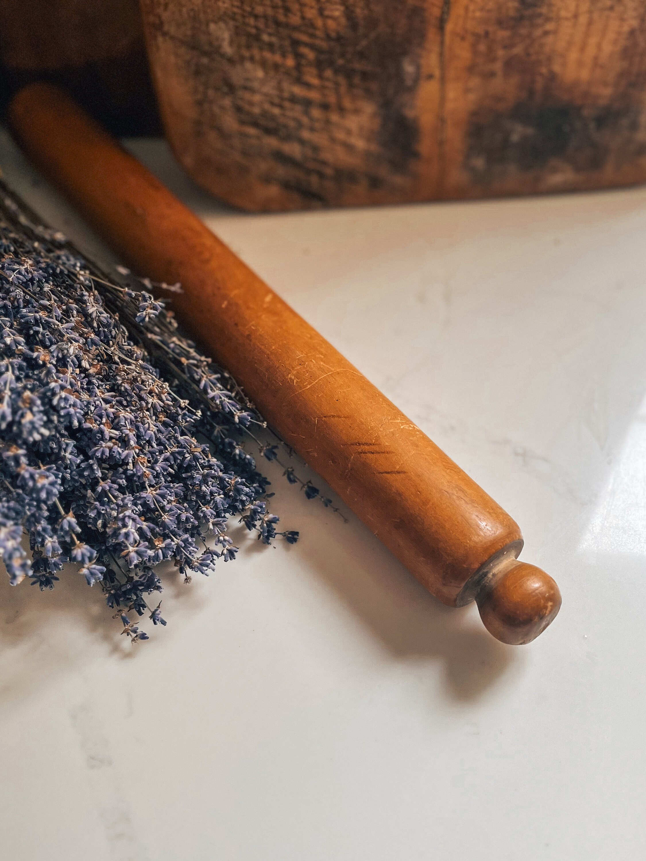 Victorian Single Ended Rolling Pin, Vintage Rolling Pin, Vintage ...