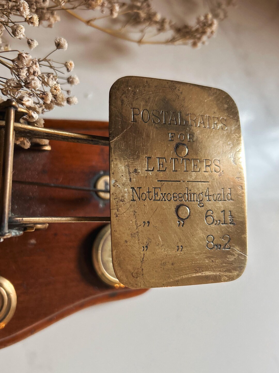 Antique Victorian Letter Scales, Postal Weighing Scales, Vintage ...