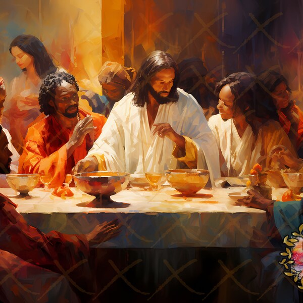 The Last Supper in African American Art - Etsy