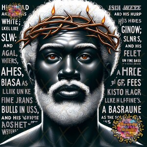 3 Black Jesus Image Prints, Christian Wall Decor, Christian Artwork ...