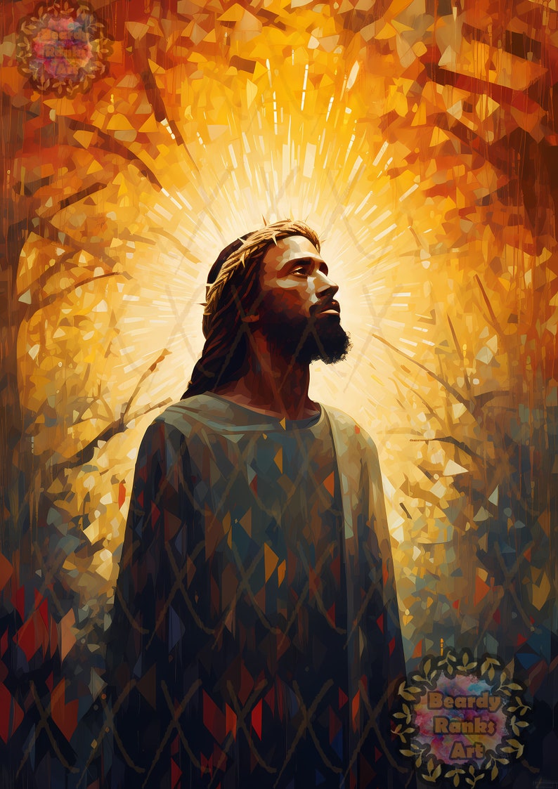5 Black Jesus Downloadable Prints, Christian Artwork, African American ...