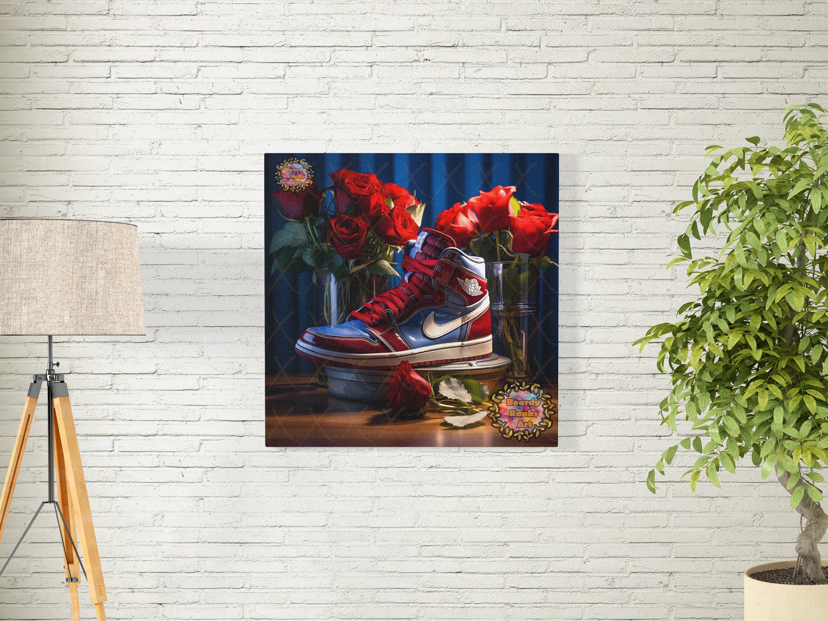 Trainers Sneakers PNG Artwork Sneaker Canvas Art Sneakerhead - Etsy