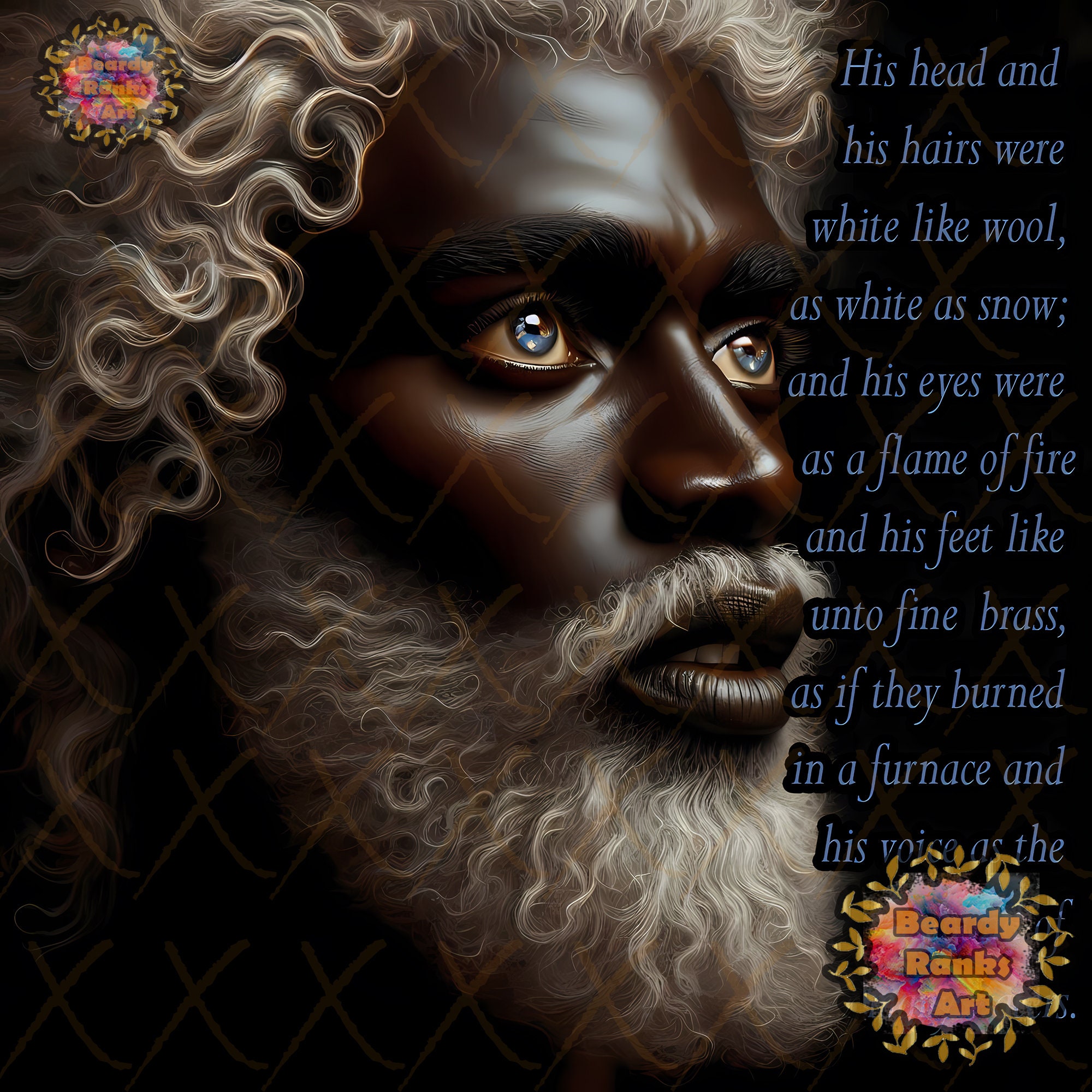 Black Jesus Canvas Artwork, Black Christian Wall Artwork, African ...